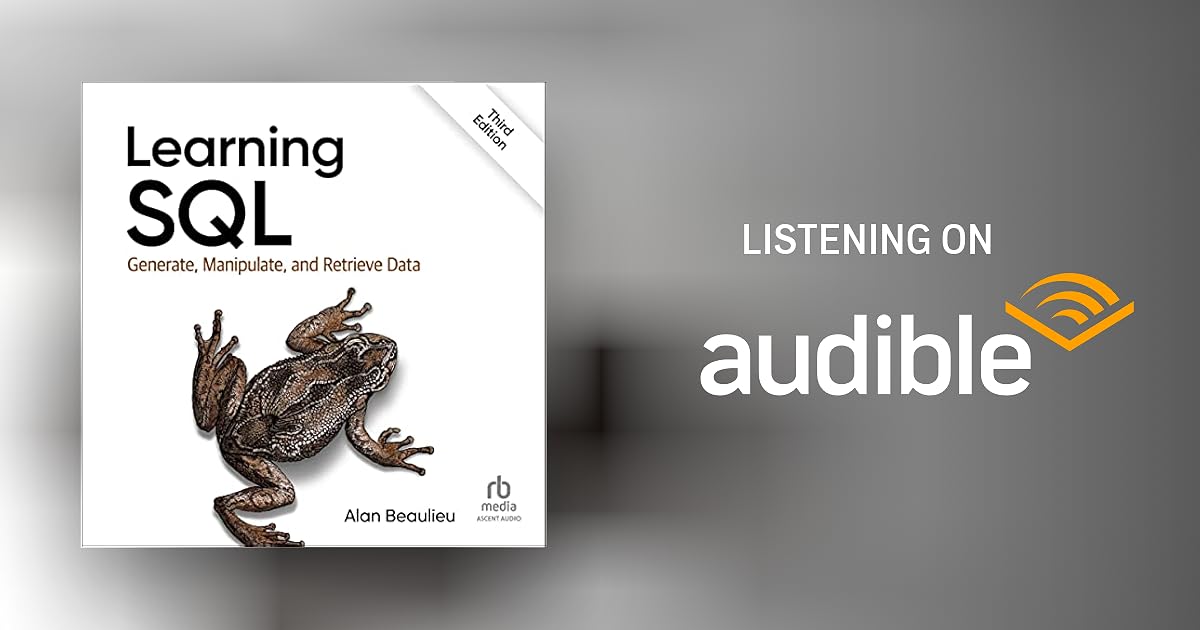 Learning Sql 3rd Edition Audiobook Free With Trial